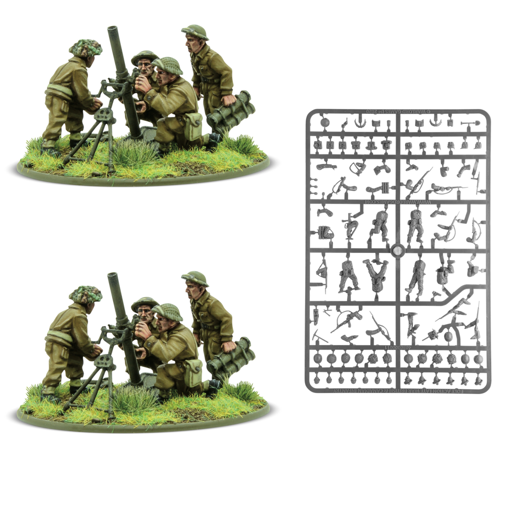 British Army Heavy Mortar Battery – Warlord Games EUROPE