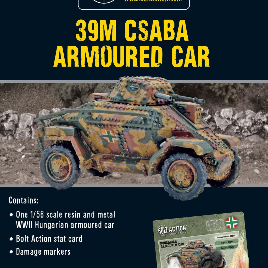 39M Csaba armoured car – Warlord Games EUROPE